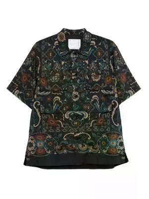 Sacai Paisley-pattern Pocket Shirt