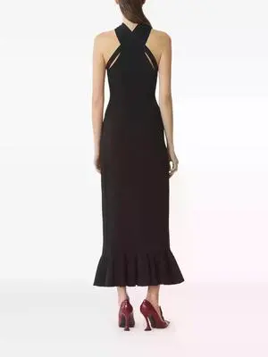 LANVIN Halterneck Midi Dress