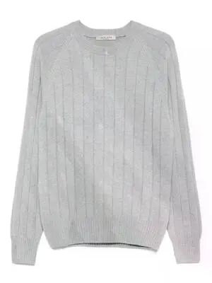 FILERIA Ribbed Crew-neck Sweater