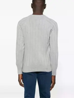 FILERIA Ribbed Crew-neck Sweater