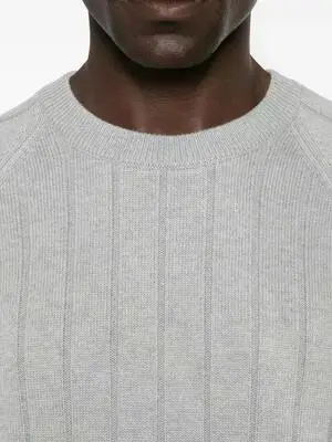 FILERIA Ribbed Crew-neck Sweater