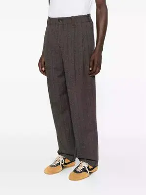 GOLDEN GOOSE Pinstripe-pattern Wool Trousers