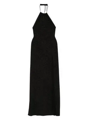 ROSERRY Halterneck Maxi Dress - Black