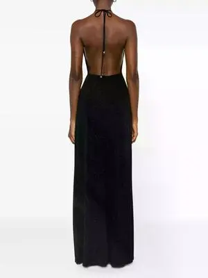ROSERRY Halterneck Maxi Dress - Black