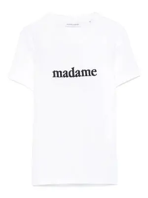 Maison Labiche Embroidered Detail T-shirt - White