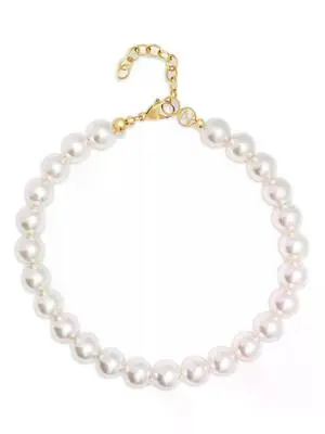 NIALAYA JEWELRY Pearl Choker Necklace - White