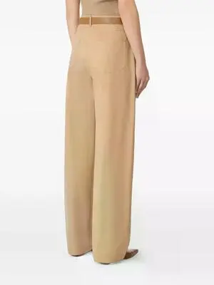 Max Mara Belted Cotton Trousers