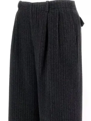 DURAZZI MILANO Pinstripe Pleated Trousers