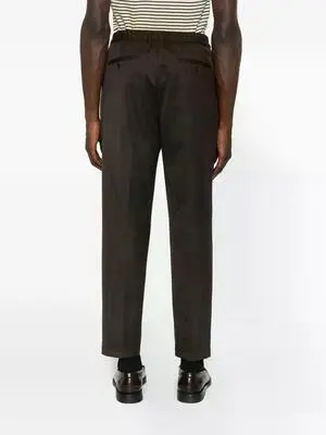 Caruso Drawstring Herringbone Trousers
