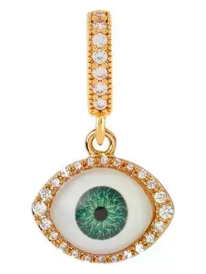 CRYSTAL HAZE Fortuna Eye-detail Necklace Pendant - Gold