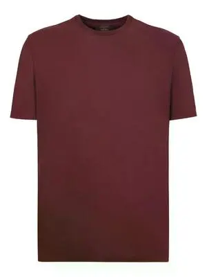 SLOWEAR Ribbed-neckline T-shirt