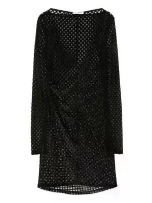 Patrizia Pepe Mesh Mini Dress