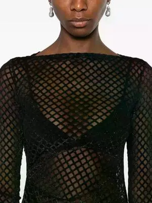 Patrizia Pepe Mesh Mini Dress