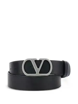 Valentino Garavani Vlogo Reversible Belt - Black