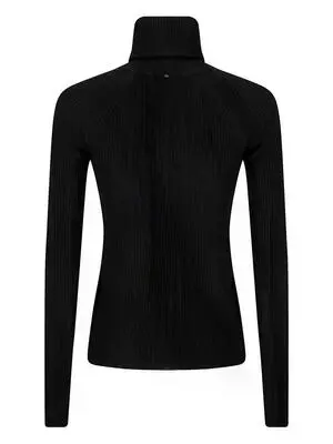 Sportmax Ribbed Knit Zip-detail Sweater