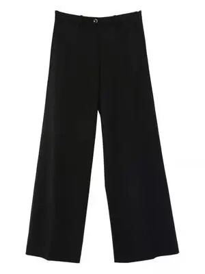 NINE:INTHE:MORNING Stretch-wool Trousers - Black