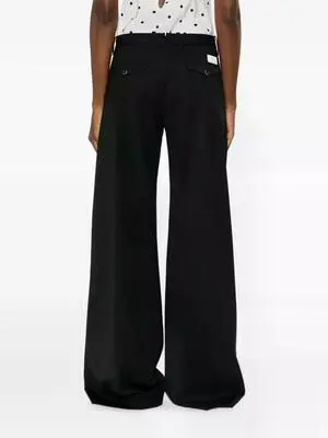 NINE:INTHE:MORNING Stretch-wool Trousers - Black