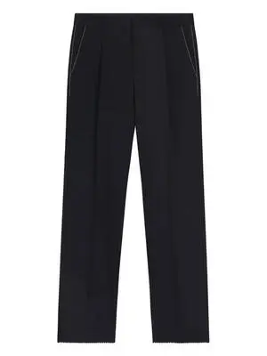 BOSS Darted Scallop-hem Trousers