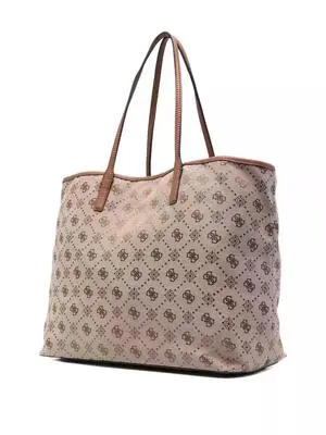 Guess Monogram Tote Bag With Pouch