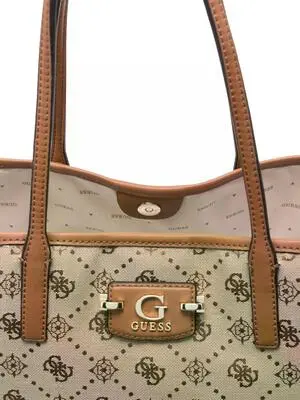 Guess Monogram Tote Bag With Pouch