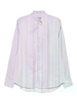 Canali Striped Cotton Shirt