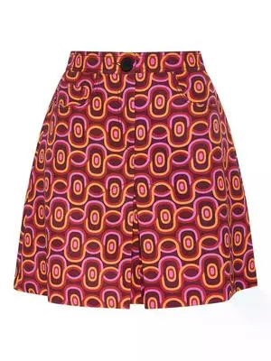 Malìparmi Geometric-pattern Mini Skirt