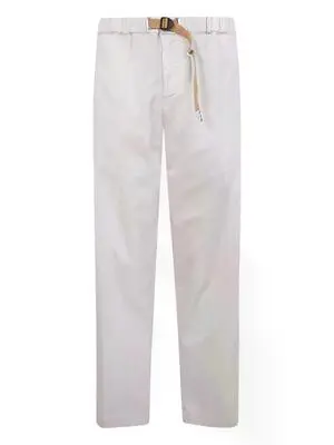 WHITE SAND Drawstring-fastening Trousers