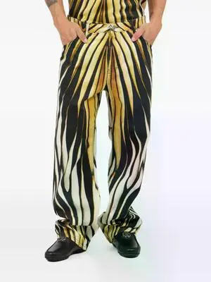 Roberto Cavalli Printed Pants For Men