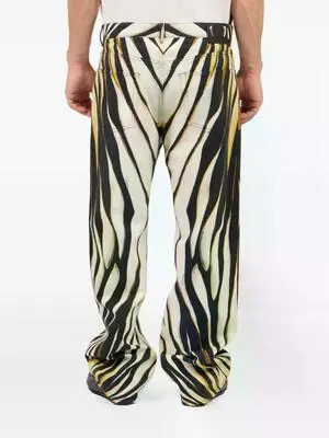 Roberto Cavalli Flame-print Trousers