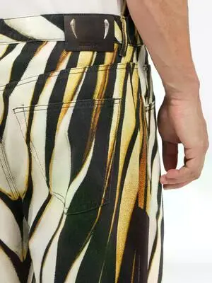 Roberto Cavalli Flame-print Trousers