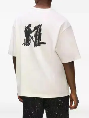 Karl Lagerfeld Graphic-logo T-shirt