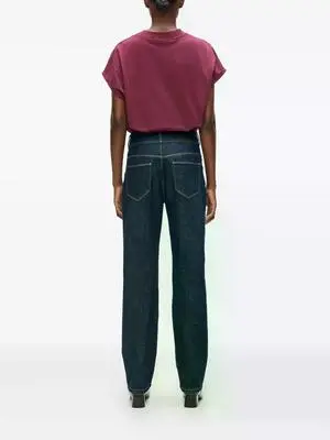 Karl Lagerfeld Double-button Patch-pocket Jeans