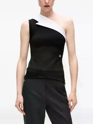 Karl Lagerfeld Asymmetric-lapel Top