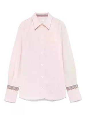 Paul Smith Striped-cuff Cotton Shirt