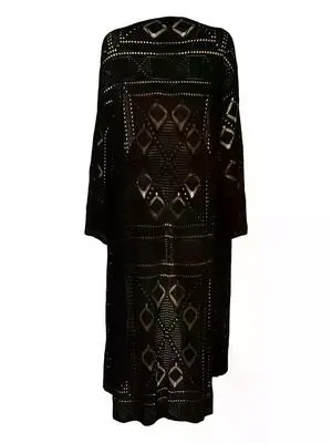 AKEP Geometric-pattern Crochet Beach Cover-up