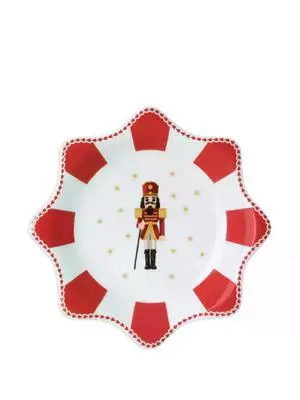 HUTSCHENREUTHER Nutcracker Star-shaped Plates - White