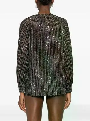 Missoni Sequin-striped Top