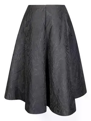 STEFANO MORTARI Textured-effect A-line Midi Skirt