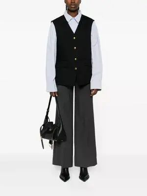 P.a.r.o.s.h Button-fastening Gilet - Black