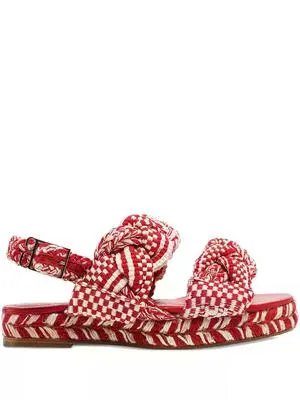 Antolina Adelita Braided-straps Sandals - Red
