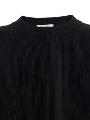 KANGRA Ribbed Crew-neck Sweater - Blue