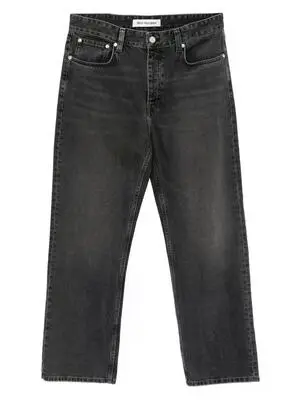 Won Hundred Black Wash Bottoms For Men