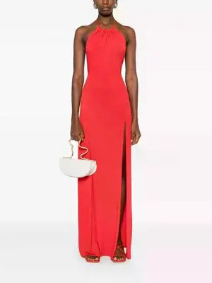 ROSERRY Halterneck Maxi Dress - Red