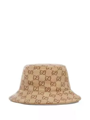Gucci Logo Bucket Hat - Neutrals