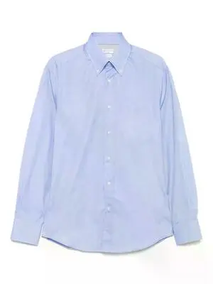 Brunello Cucinelli Button-down Cotton Shirt - Blue