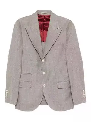 Brunello Cucinelli Three-button Wool Blazer