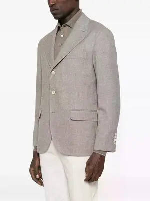 Brunello Cucinelli Three-button Wool Blazer