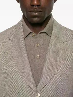 Brunello Cucinelli Three-button Wool Blazer