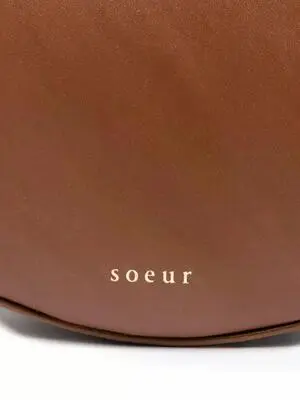 Soeur Small Wino Leather Shoulder Bag - Brown