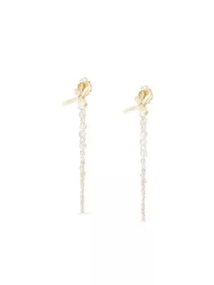 Simone Rocha Petite Bow Drip Earrings